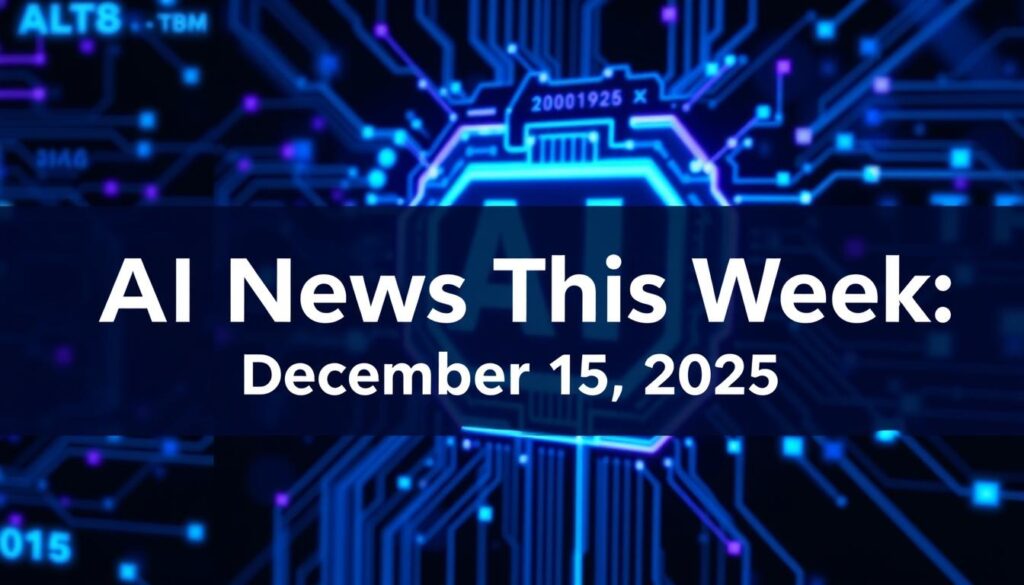 Top AI News December 2025: Breakthroughs & Developments